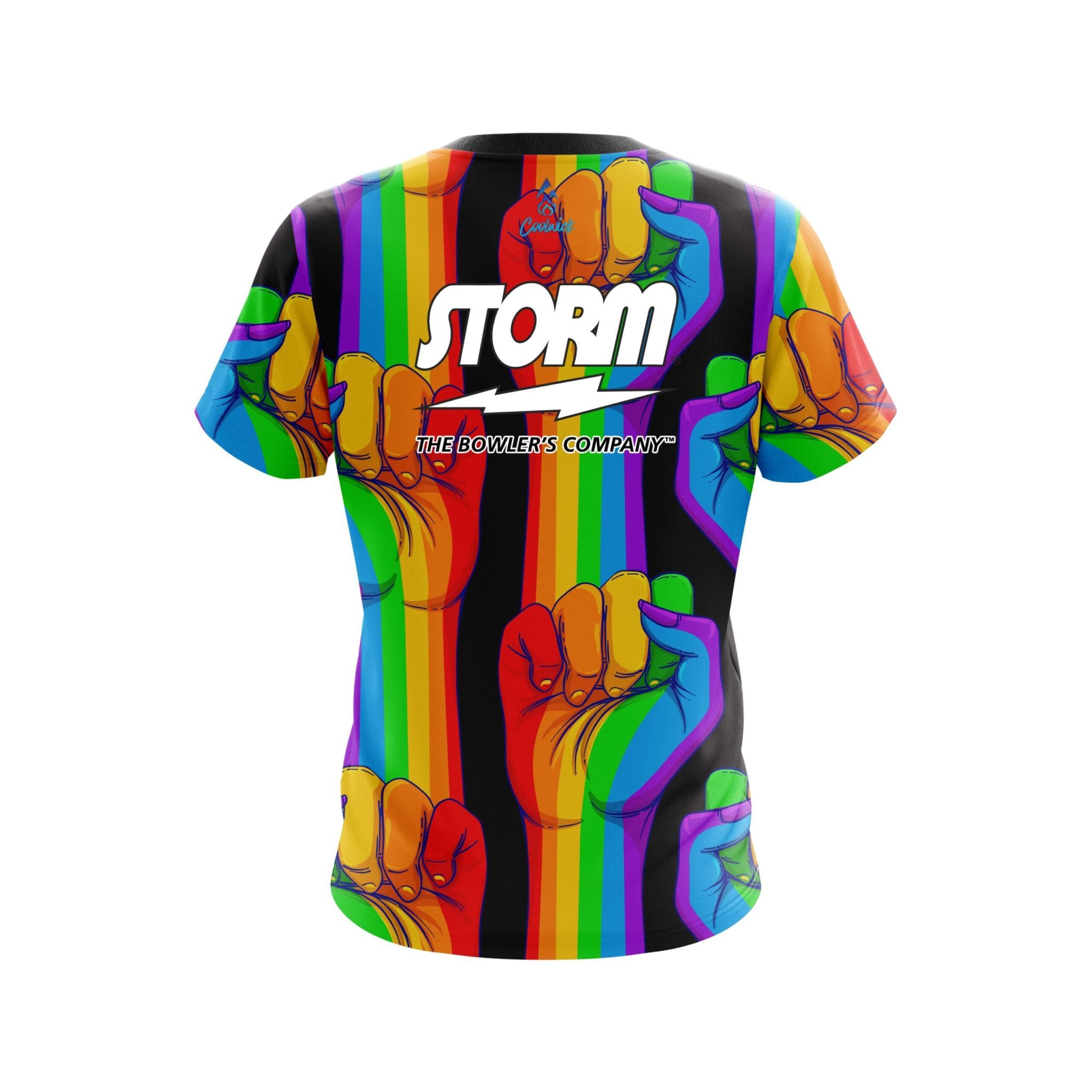 Storm Bowling Logo United Rainbow Hands Bowling Jersey - Coolwick Apparel