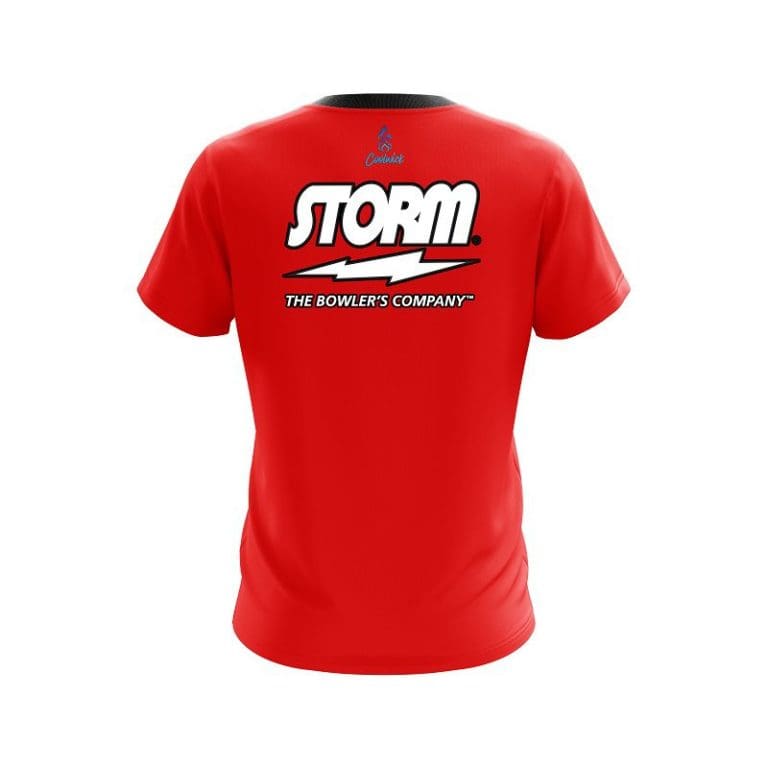 Storm Red PBA CoolWick Bowling Jersey - Coolwick Apparel